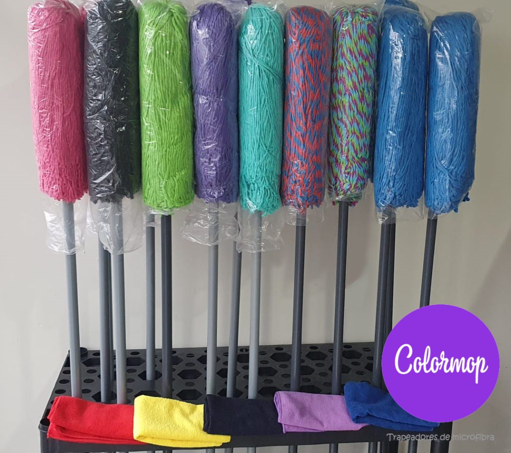 TRAPEADOR PREMIUM DE MICROFIBRA ESPAÑOLA «MIX CHERRY» – Comercial Heredia